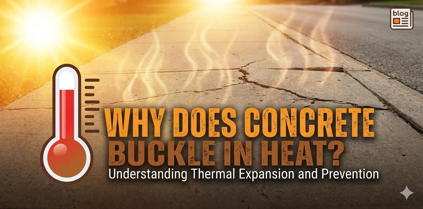 Why Does Concrete Buckle in Heat? Causes & Prevention